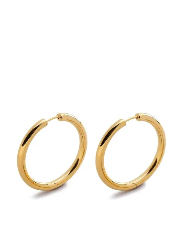 Monica Vinader Essential Large Hoop Earrings - Gold