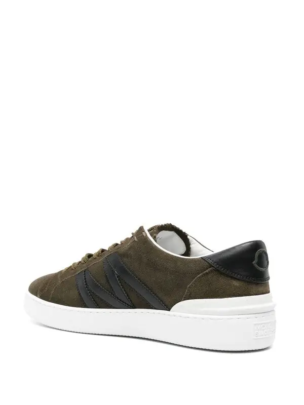 Moncler Monaco Suede Sneakers