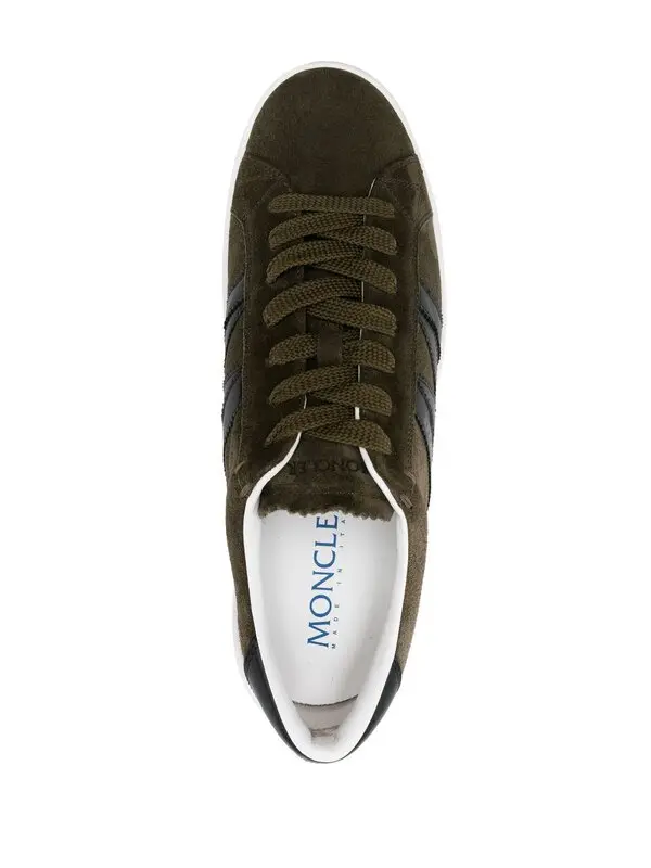 Moncler Monaco Suede Sneakers