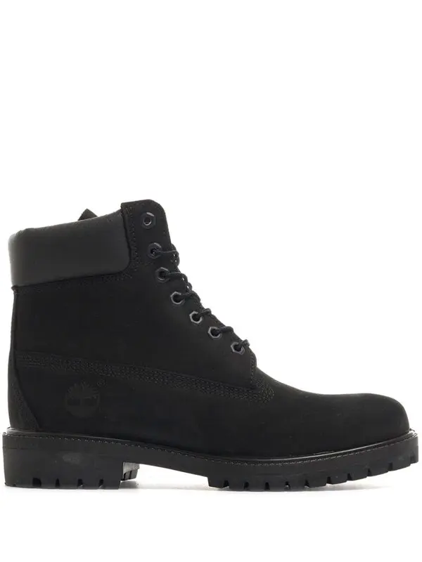 Timberland Panelled Suede Ankle Boots - Black