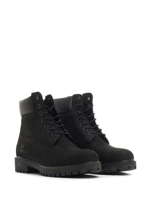 Timberland Panelled Suede Ankle Boots - Black