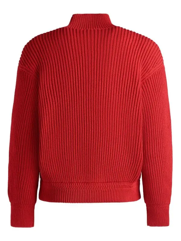 Bally High-neck Ribbed-knit Jumper