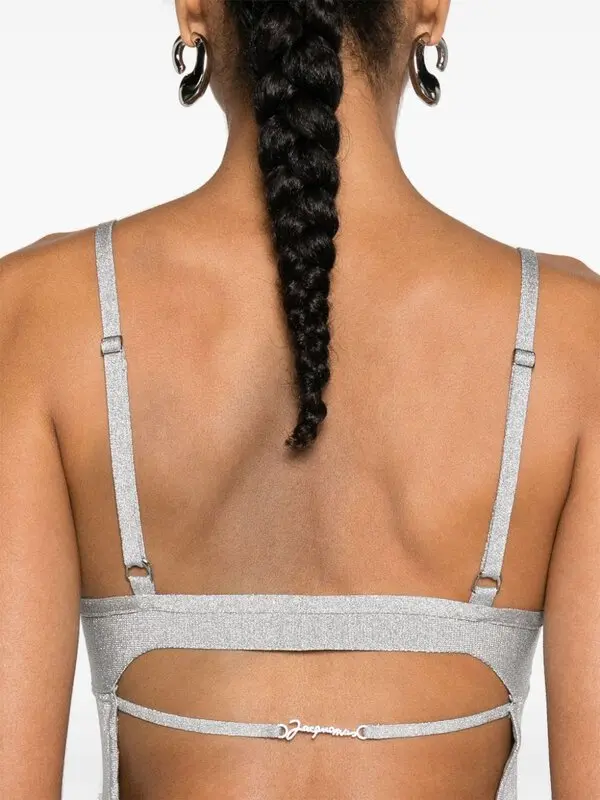 Jacquemus Fiesta Lurex Minidress