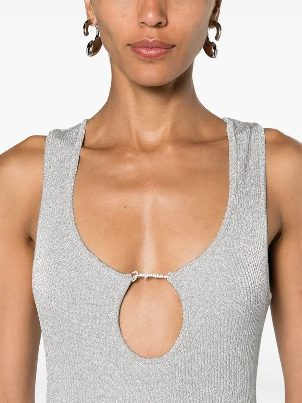 Jacquemus Bril Lurex Mini Dress