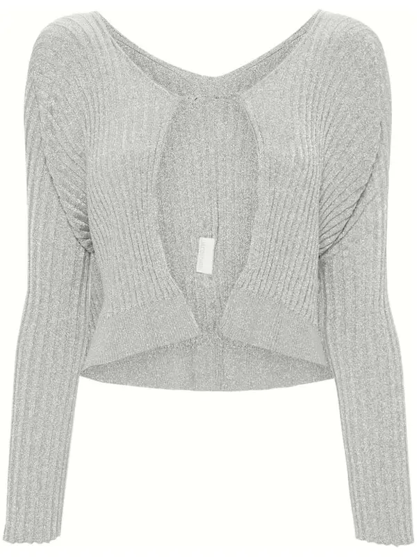 Jacquemus Pralu Lurex Cardigan