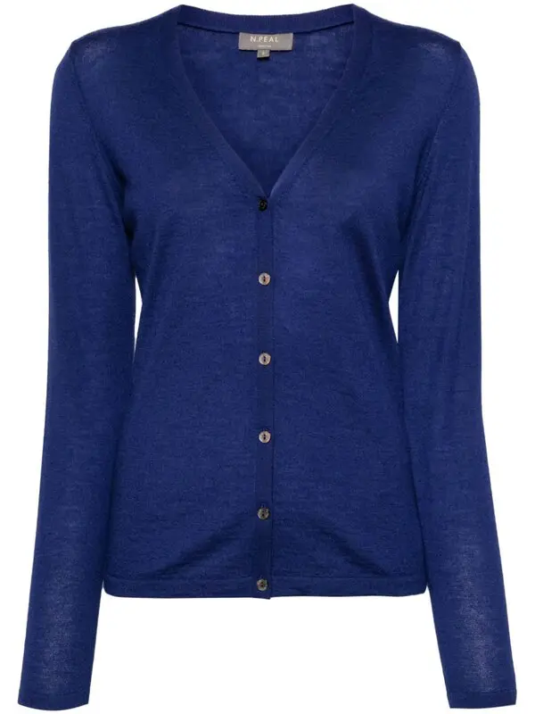 N.peal Mia Cashmere Cardigan - Blue
