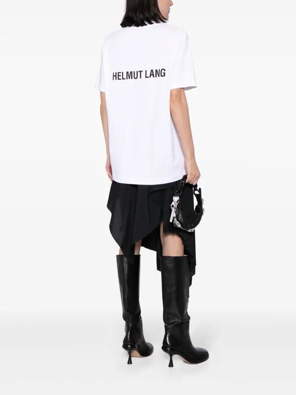 Helmut Lang Logo-print Cotton T-shirt - White