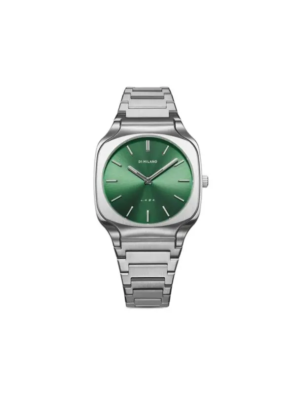 D1 MILANO Square 37mm Bracelet Watch - Green