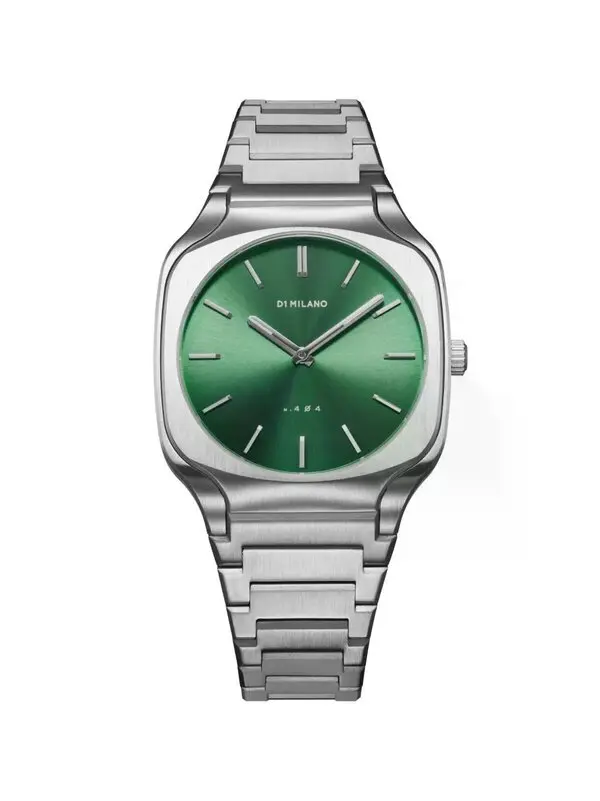 D1 MILANO Square 37mm Bracelet Watch - Green