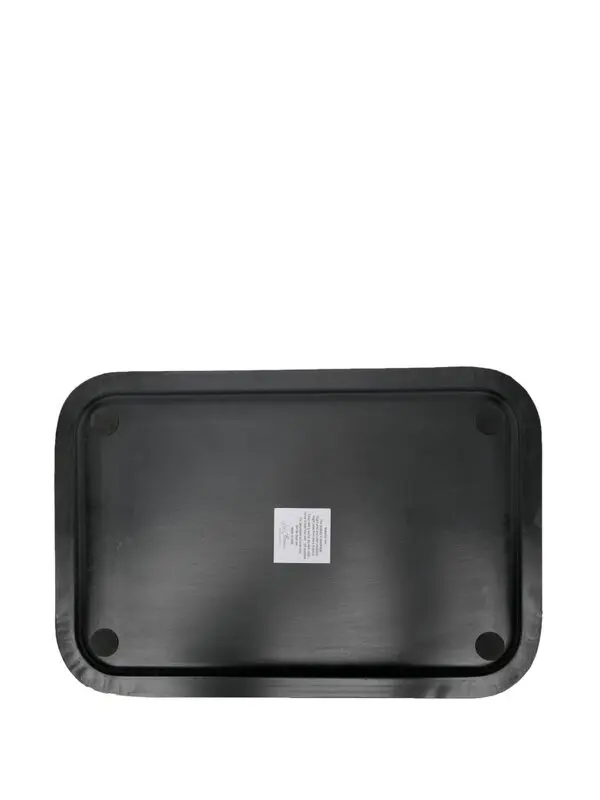 LES-OTTOMANS X Browns Palm Tree-print Iron Tray