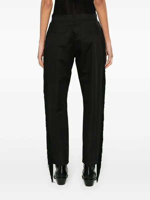 Pinko Fringed Straight-leg Trousers