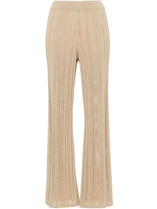 BY MALENE BIRGER Kiraz Flared Knit Trousers