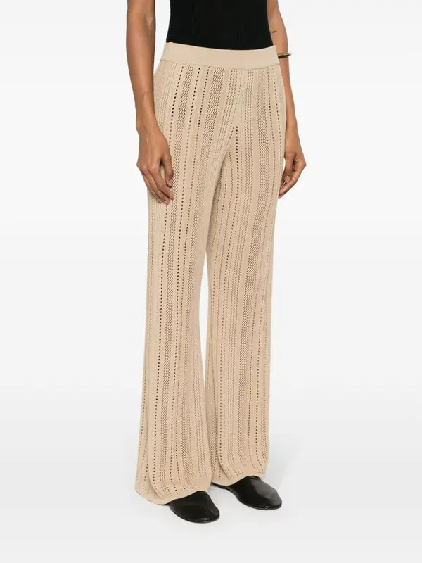 BY MALENE BIRGER Kiraz Flared Knit Trousers