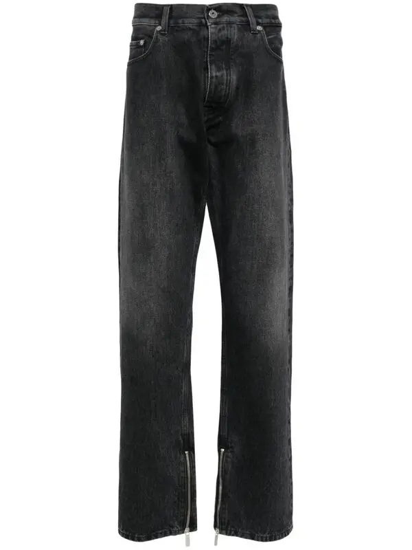 Off-White Straight-leg Jeans - Black