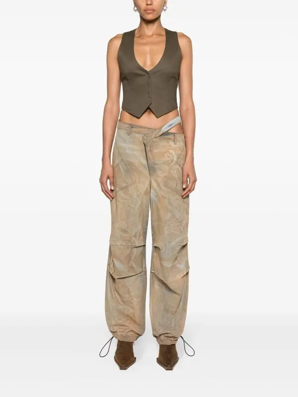 ANDREĀDAMO High-waist Cargo Jeans