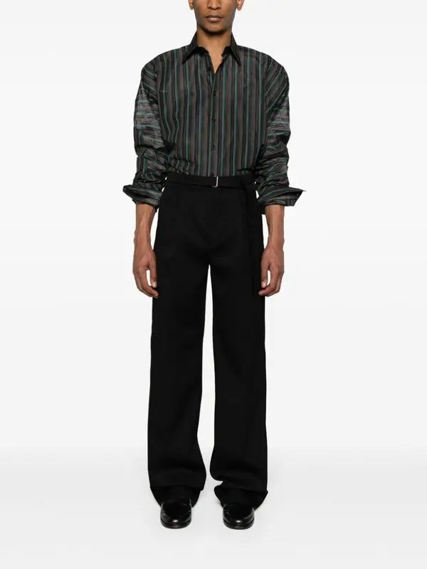 LANVIN X Future Belted Straight Trousers