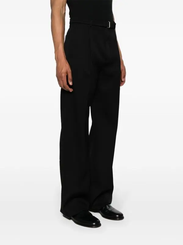 LANVIN X Future Belted Straight Trousers