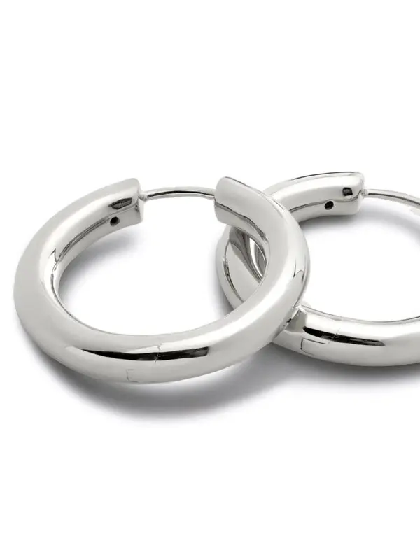 Monica Vinader Medium Essentials Click Tube Hoop Earrings