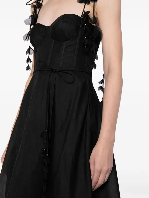 white christmas dresses Natura Ruffle Midi Dress – Club21.com main image 0