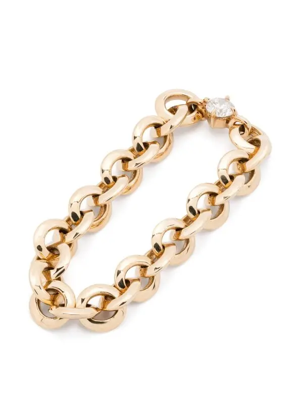 Lizzie Mandler 18kt Gold Diamond Chain-link Ring