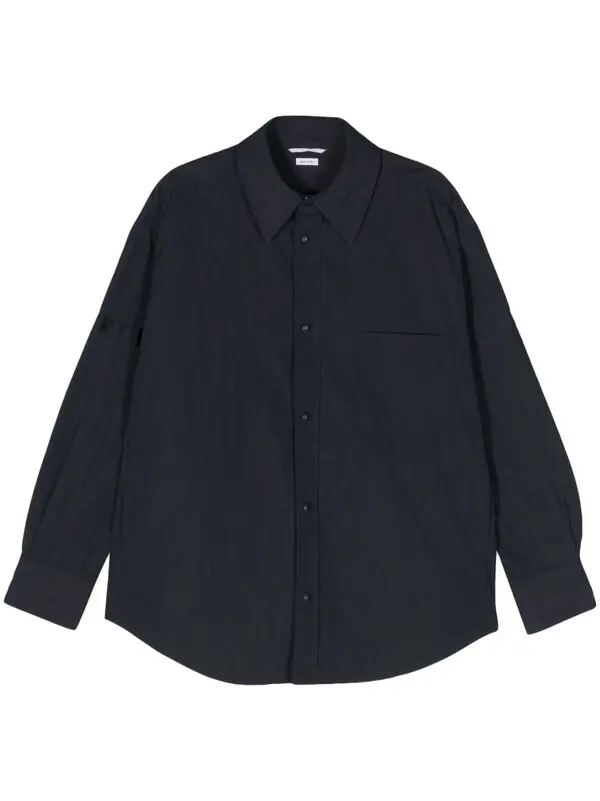 Thom Browne Button-fastening Shirt Jacket - Blue