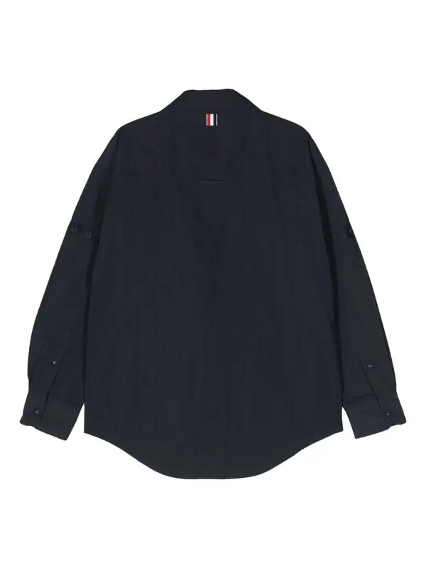 Thom Browne Button-fastening Shirt Jacket - Blue