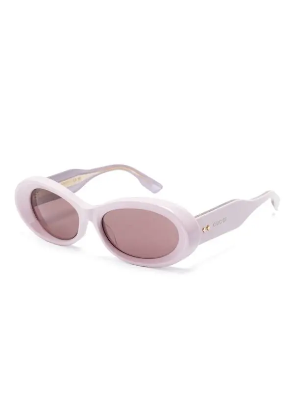 Gucci Oval-frame Sunglasses