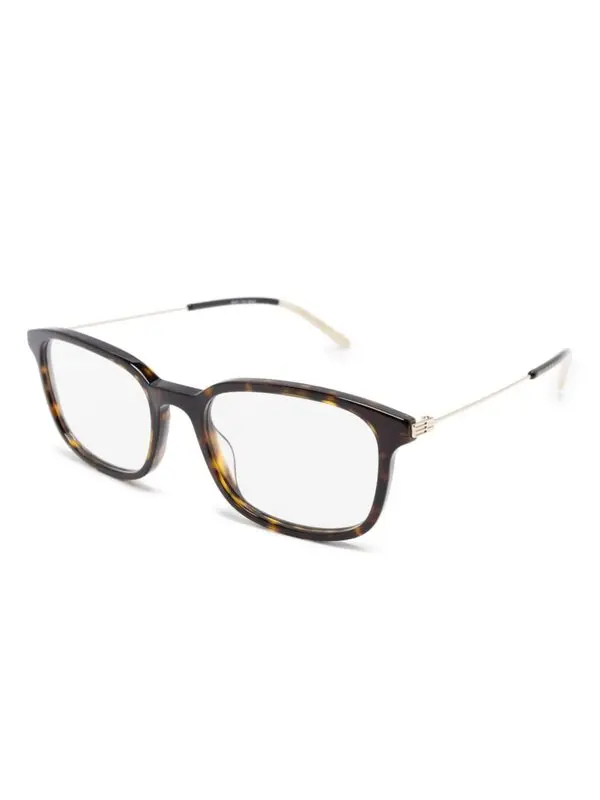 Gucci Square Frame Glasses - Brown