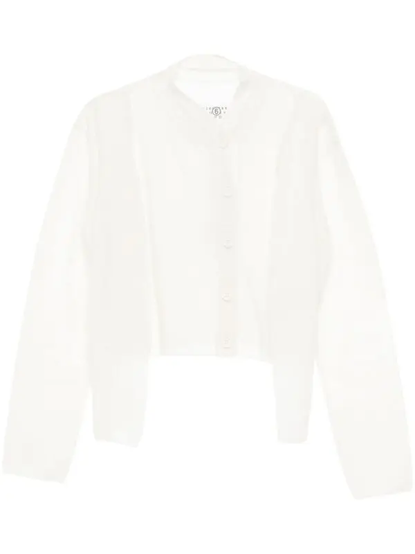 MAISON MARGIELA Layered Asymmetric Cardigan