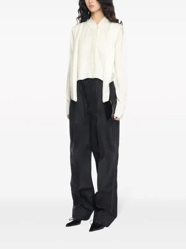 MAISON MARGIELA Layered Asymmetric Cardigan