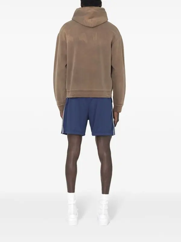 John Elliott Stripe-detail Mesh Shorts