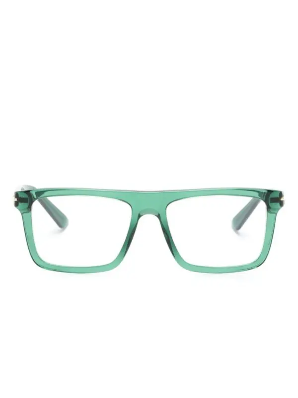 Gucci Square-frame Glasses - Green
