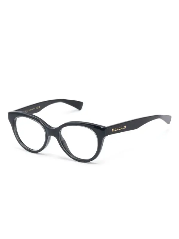Gucci Logo-engraved Cat-eye Glasses