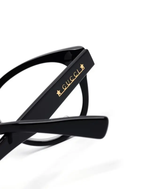 Gucci Logo-engraved Cat-eye Glasses