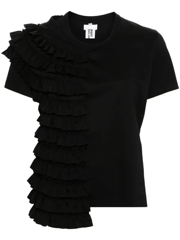 Noir Kei Ninomiya Ruffled-layer T-shirt