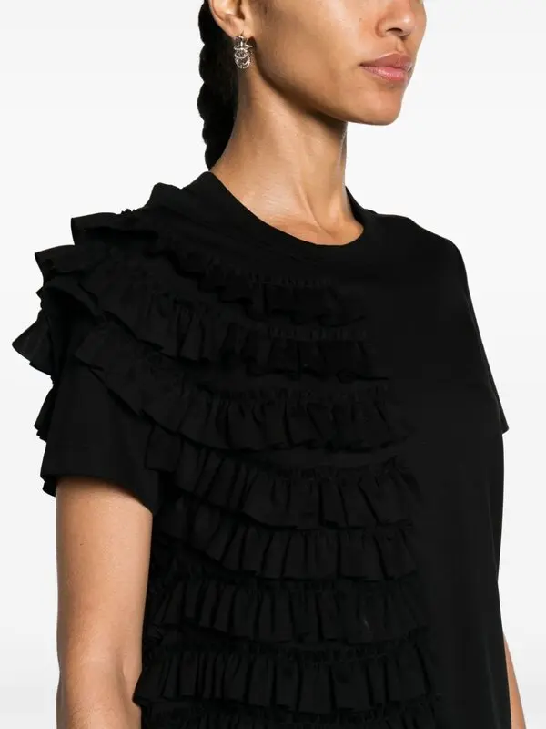 Noir Kei Ninomiya Ruffled-layer T-shirt