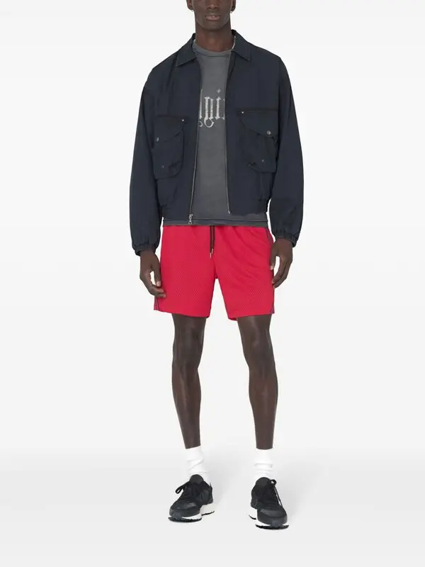 John Elliott Stripe-detail Mesh Shorts