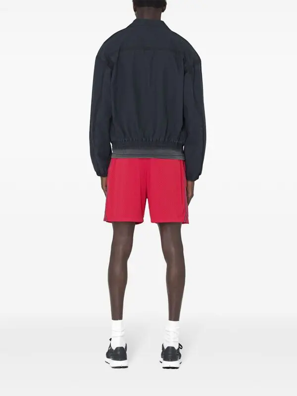 John Elliott Stripe-detail Mesh Shorts