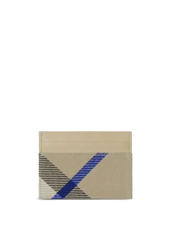 Burberry Checked Leather Cardholder