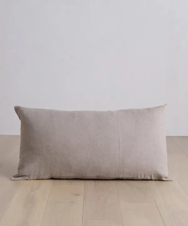 Jenni Kayne Linen Lumbar Pillow - Tan