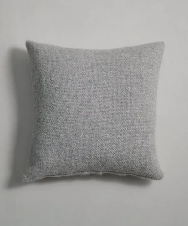 Jenni Kayne Alpaca Basketweave Pillow - Light Grey