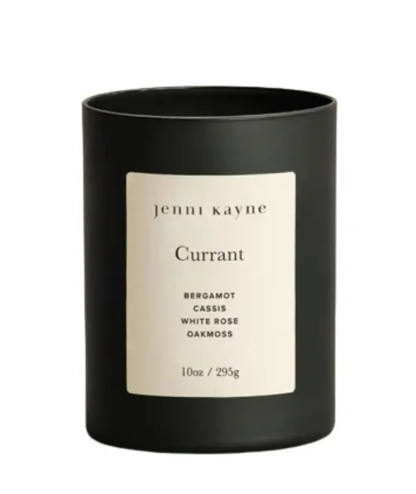 Jenni Kayne Currant Glass Candle - White
