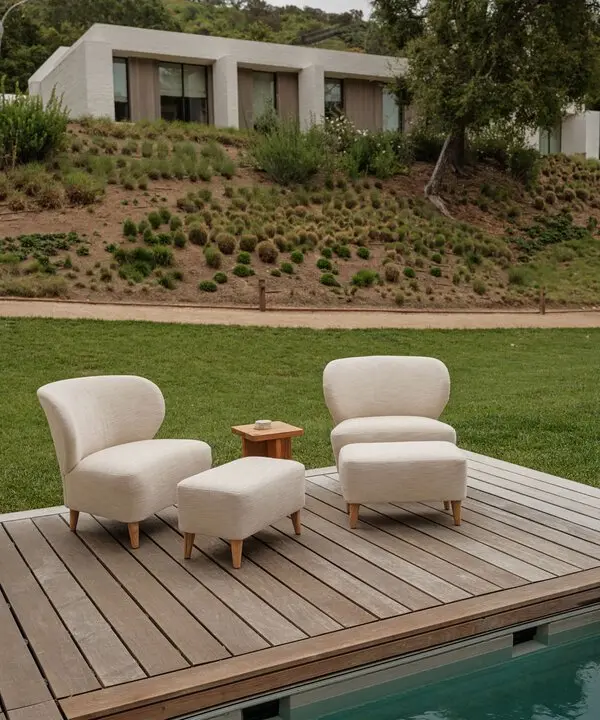 Jenni Kayne Outdoor Brentwood Ottoman