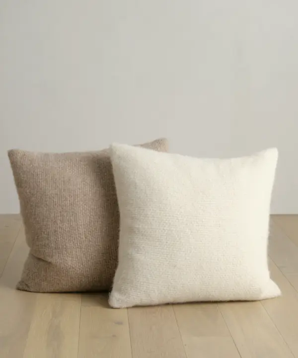 Jenni Kayne Alpaca Basketweave Pillow - Ivory