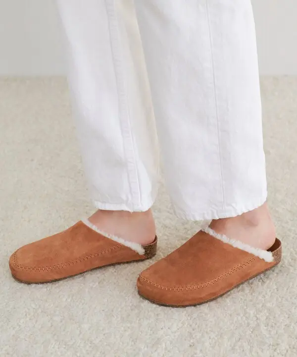 Jenni Kayne Shearling-lined Moc Clog