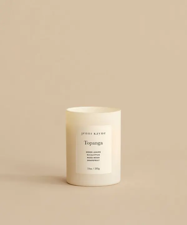 Jenni Kayne Topanga Glass Candle - Moss