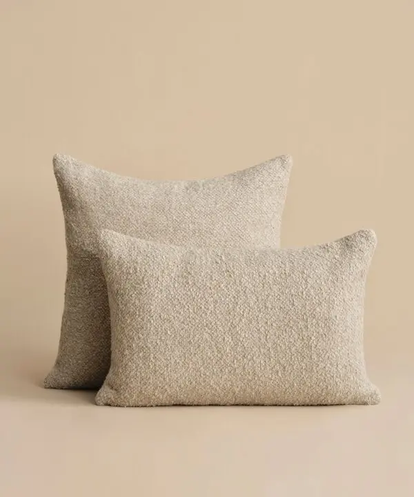 Jenni Kayne Nell Boucle Lumbar Pillow - Tan