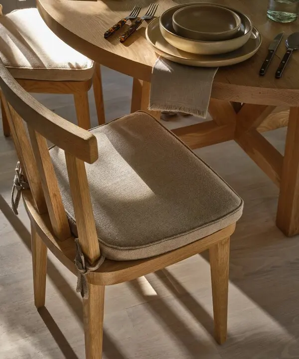 Jenni Kayne Hampton Chair Cushion - Flax Linen