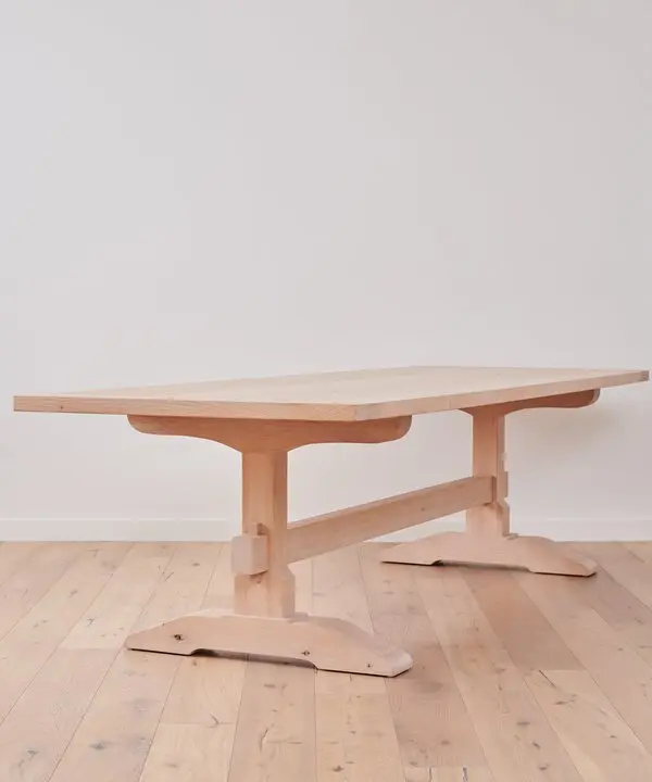 Jenni Kayne Trestle Dining Table - White,alder