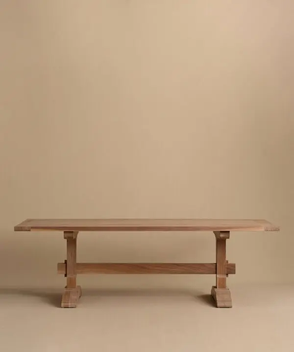 Jenni Kayne Trestle Dining Table - Walnut,white